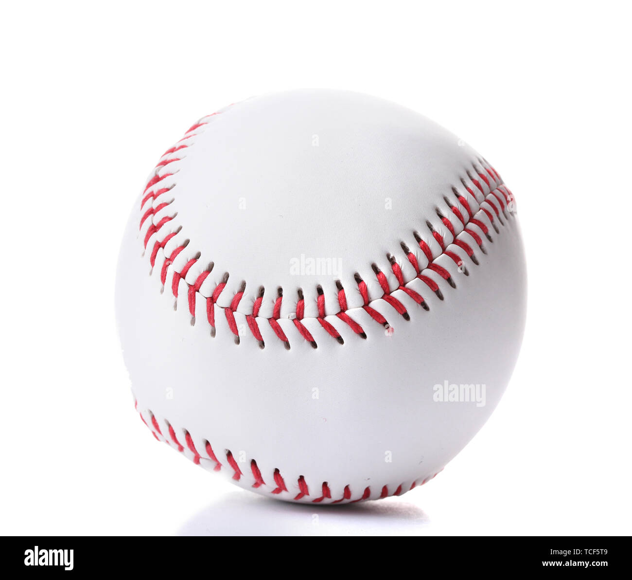 Baseball ball isolated on white Stock Photo - Alamy