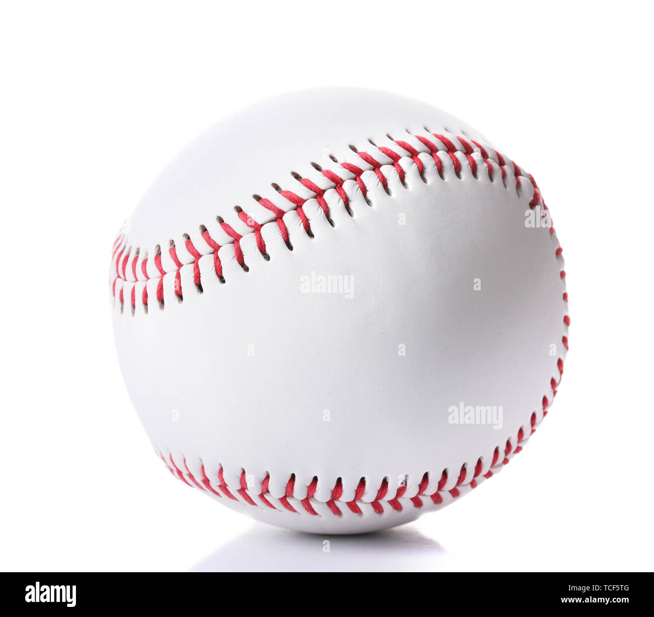 Baseball ball isolated on white Stock Photo - Alamy