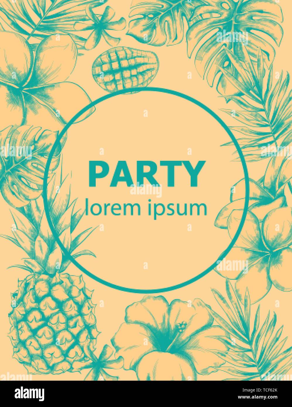 Caribbean fruit poster hi-res stock photography and images - Alamy