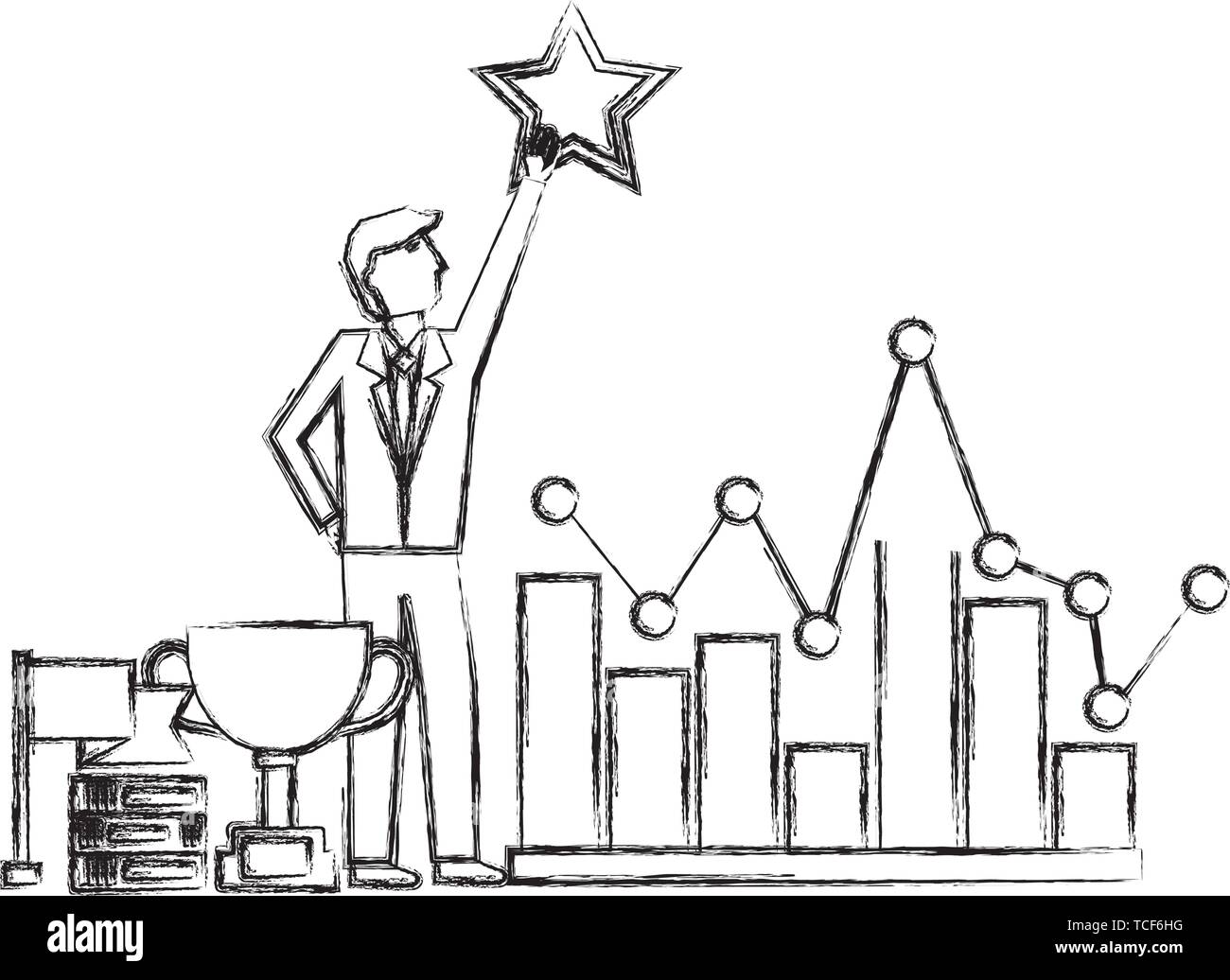 Star chart Stock Vector Images - Alamy