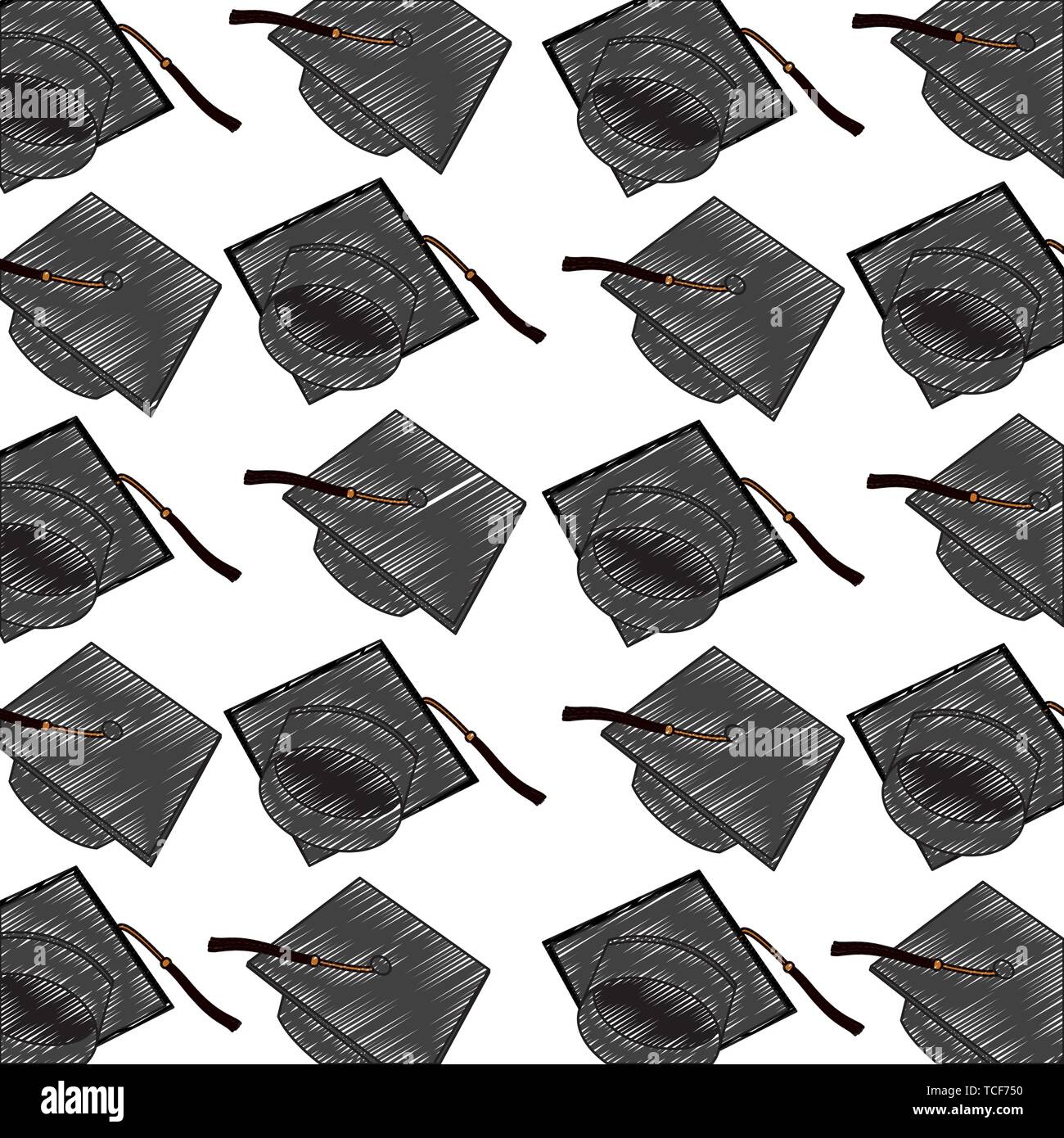 school graduation hat eduaction background Stock Vector Image & Art - Alamy