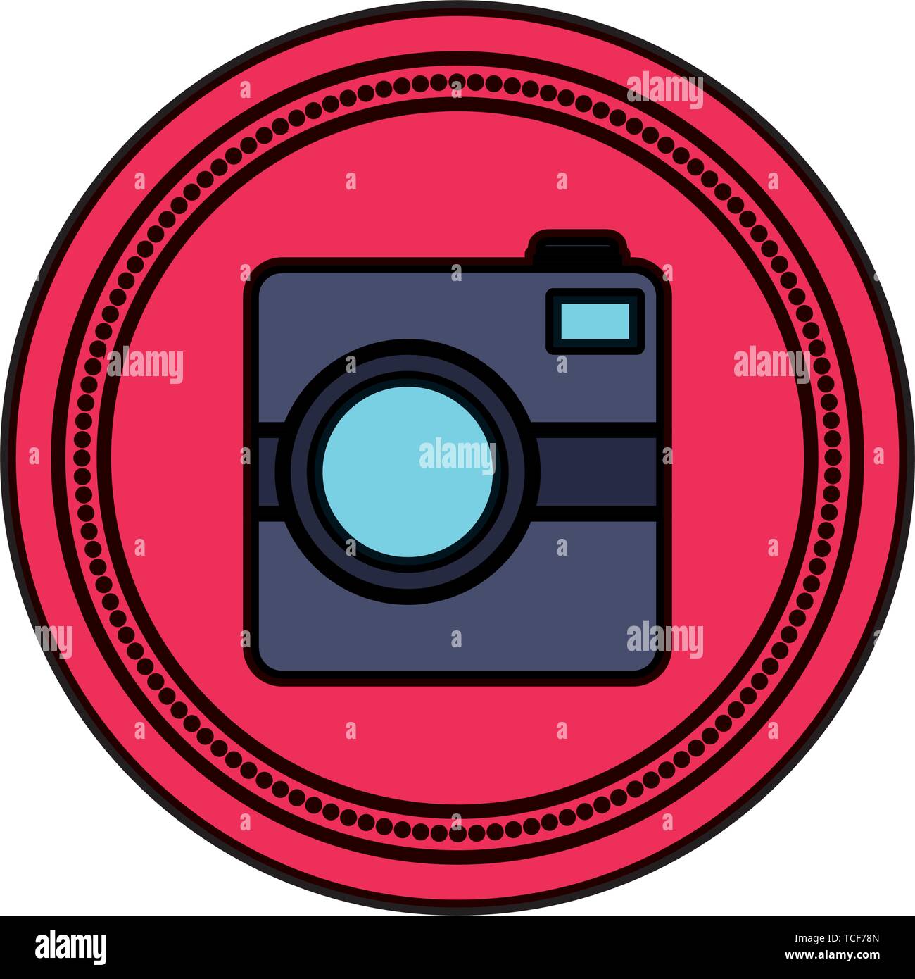 photographic camera device isolated icon Stock Vector Image & Art - Alamy
