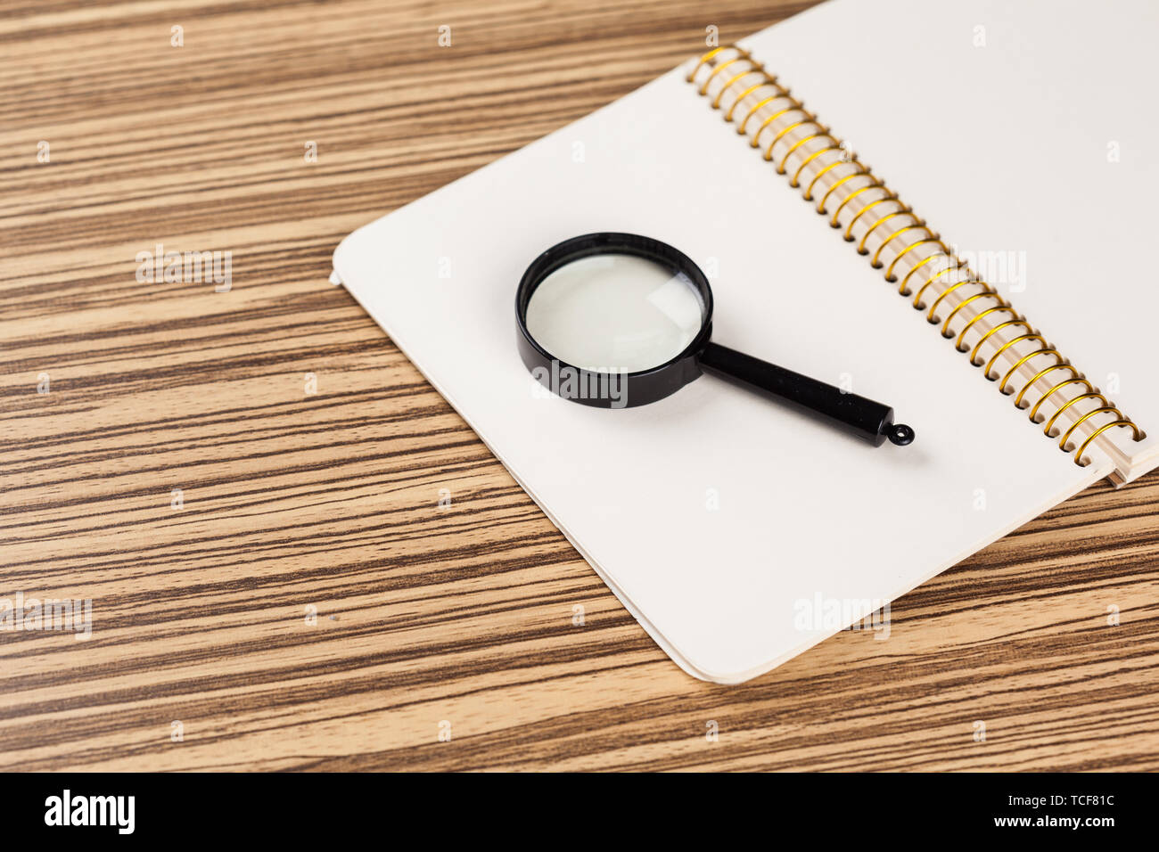 Book and magnifier glass icon hi-res stock photography and images - Alamy