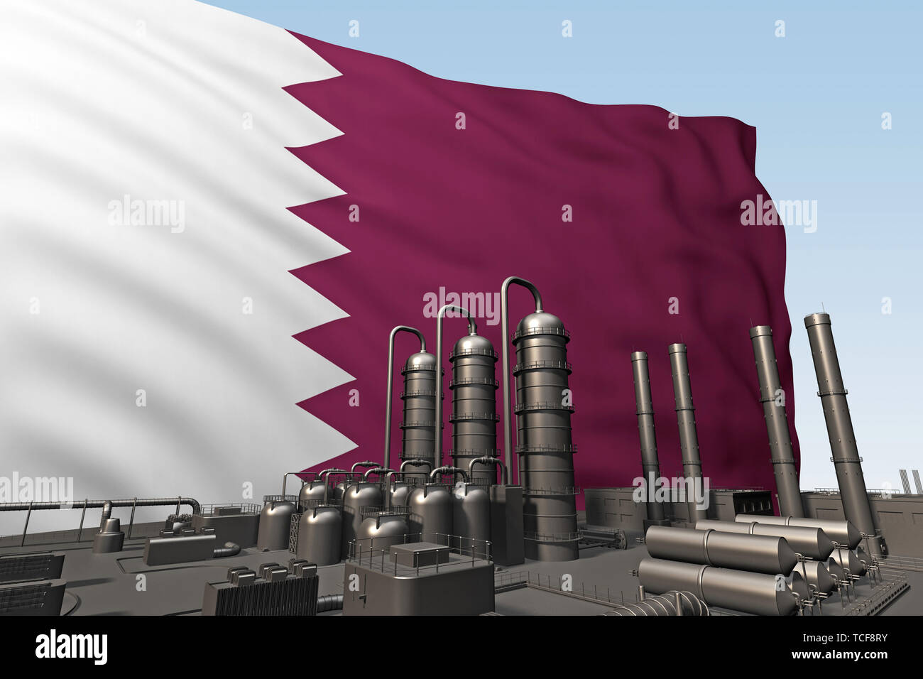 Qatar gas plant hi-res stock photography and images - Alamy