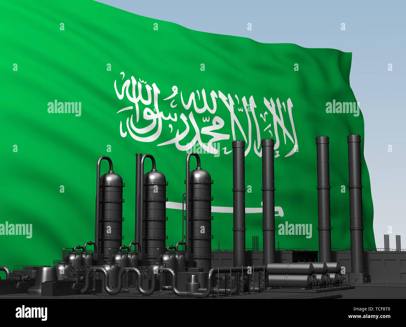 Flag of saudi arabia hi-res stock photography and images - Alamy