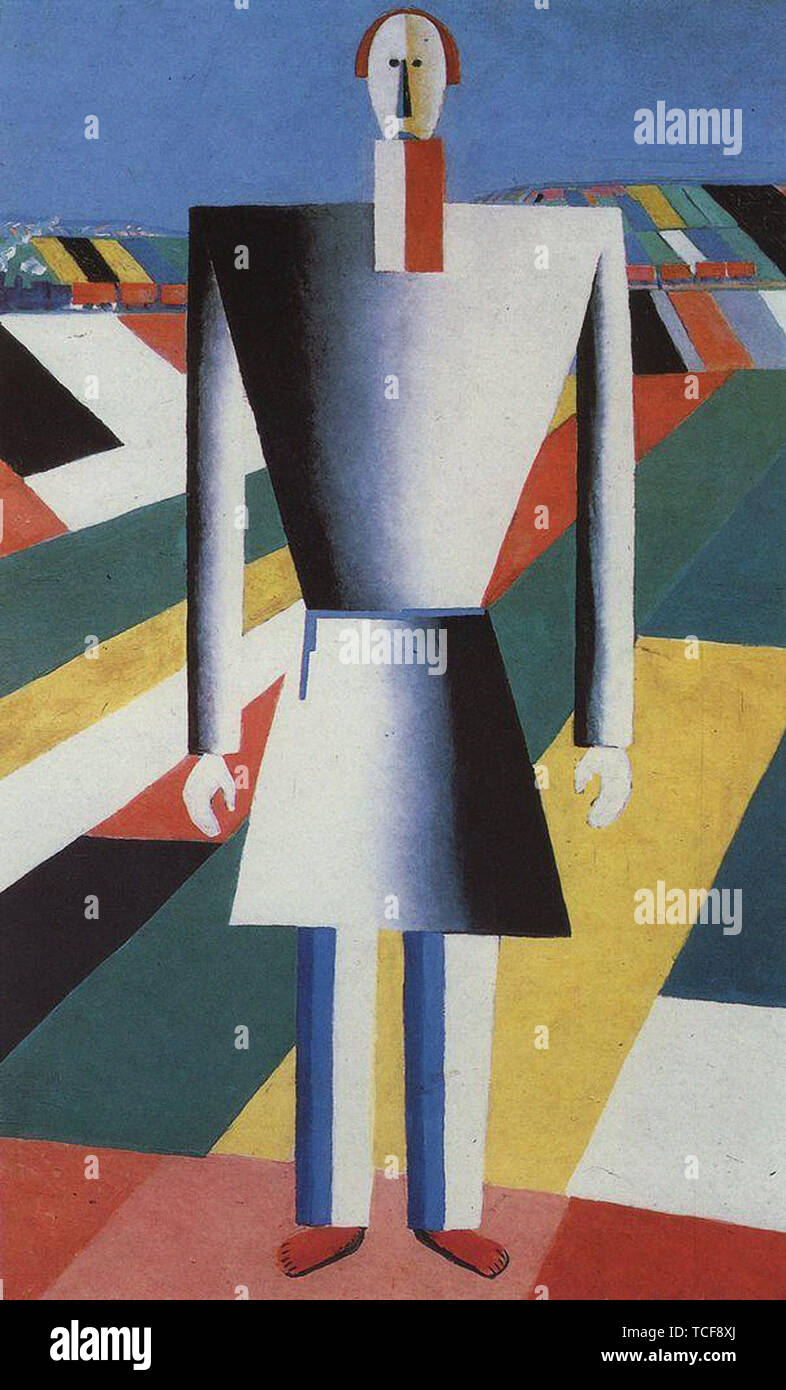 Kasimir Malevitch - Peasant Fields 1929 Stock Photo - Alamy