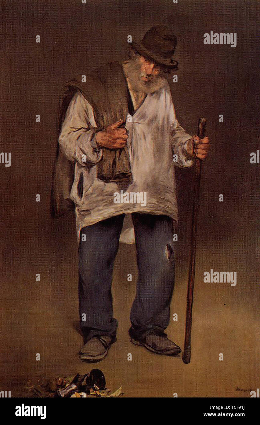 Edouard Manet - Ragpicker 1869 Stock Photo - Alamy