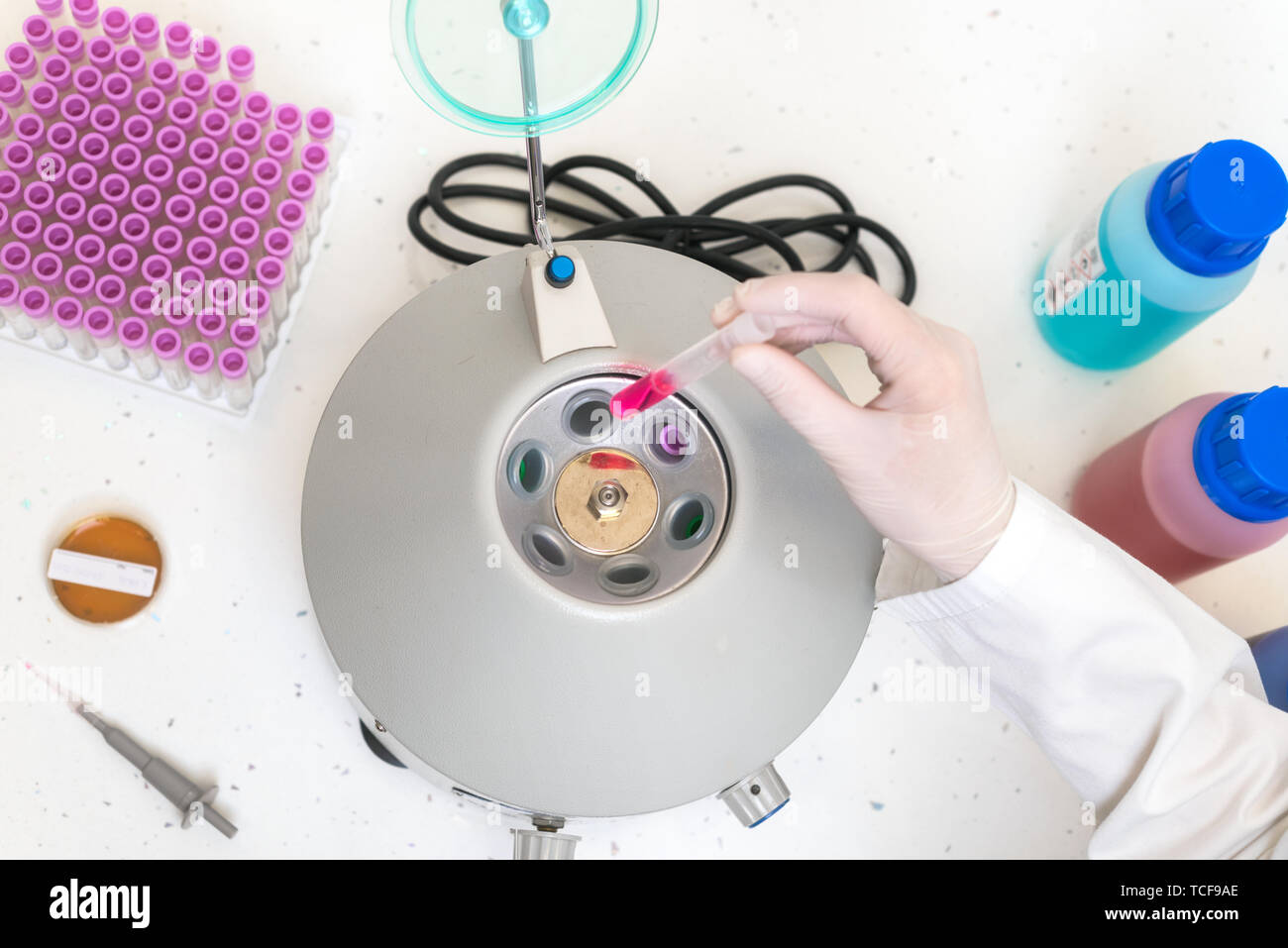 Using laboratory equipment hi-res stock photography and images - Alamy