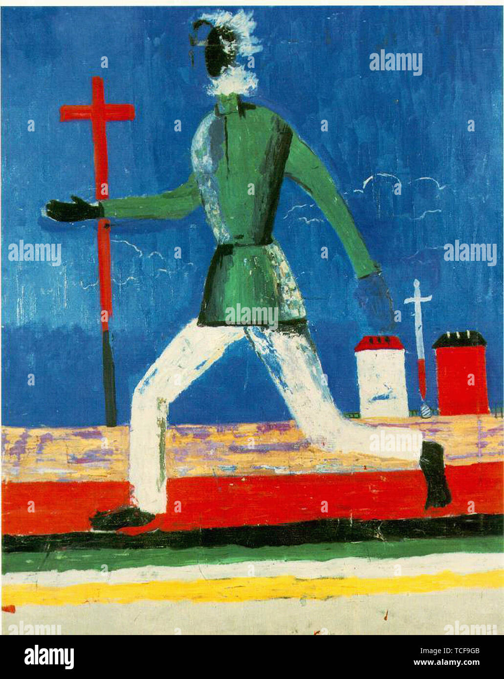Kasimir Malevitch - Running Man 1933 Stock Photo - Alamy
