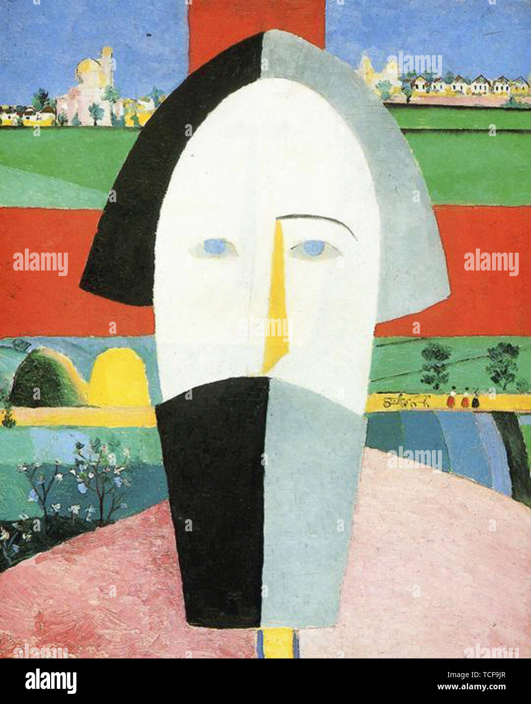 Kasimir Malevitch - Head Peasant C 1932 Stock Photo - Alamy