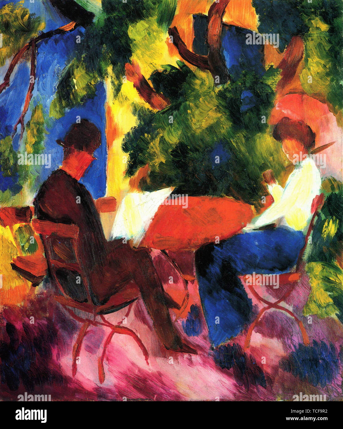 August macke garden hi-res stock photography and images - Alamy