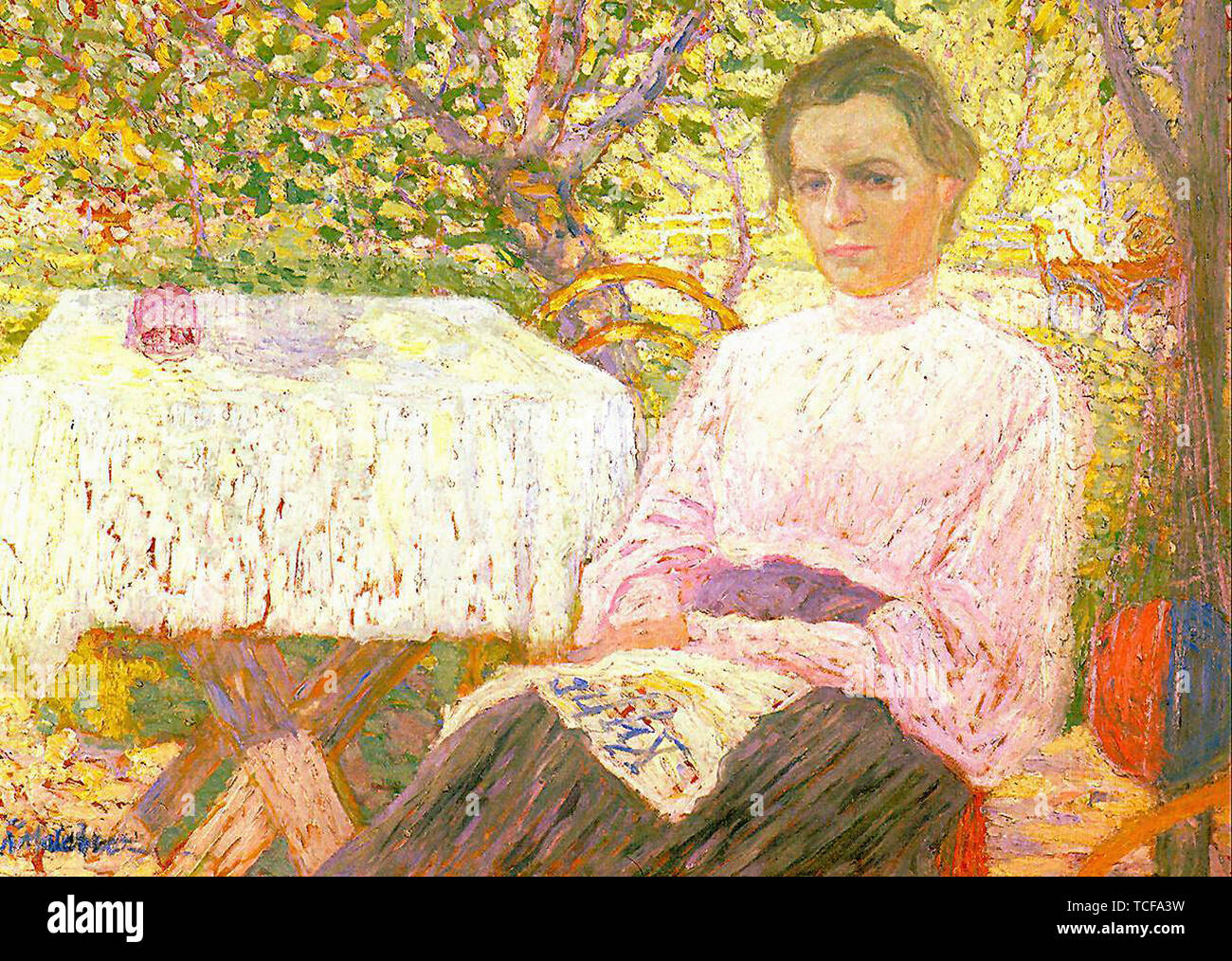 Kasimir Malevitch - Portrait Member Artist Family C 1906 Stock Photo ...