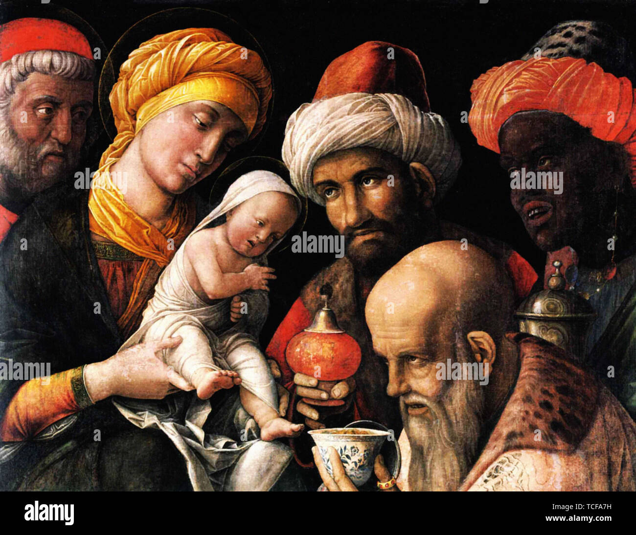 Adoration of the magi mantegna hi-res stock photography and images - Alamy