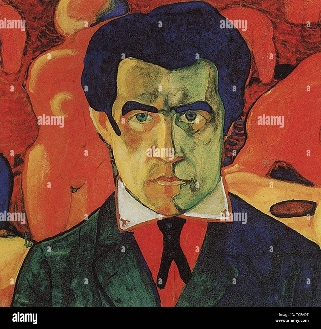 Kasimir Malevitch - Self Portrait 1910 Stock Photo - Alamy