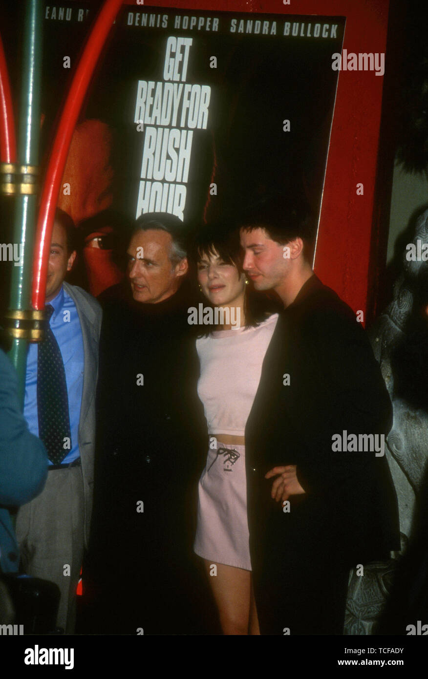 Hollywood, California, USA 7th June 1994 Actor Dennis Hopper, actress ...