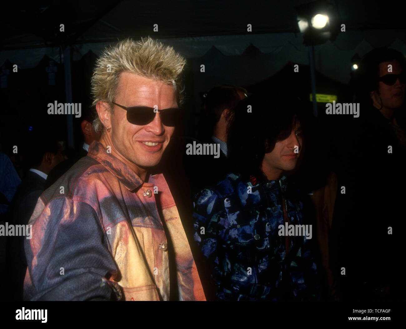 Hollywood, California, USA 7th June 1994 Singer Billy Idol and musician ...