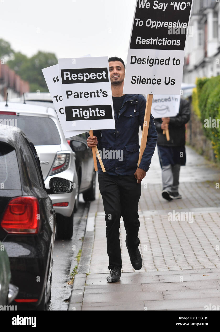 Shakeel afsar joins protestors hi-res stock photography and images - Alamy