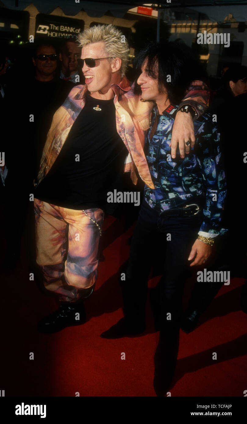 Hollywood, California, USA 7th June 1994 Singer Billy Idol and musician ...