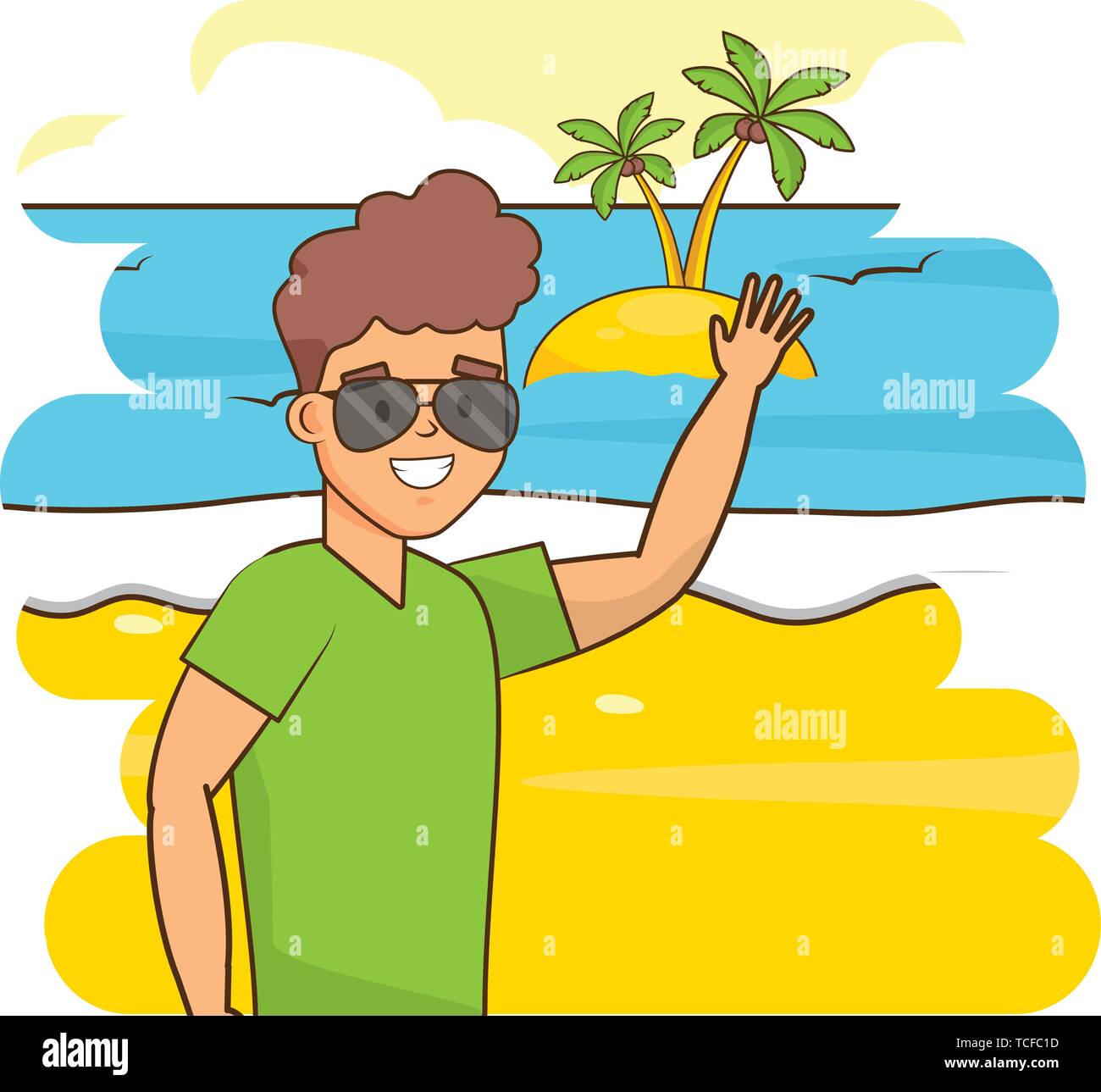 summer time people Stock Vector Image & Art - Alamy