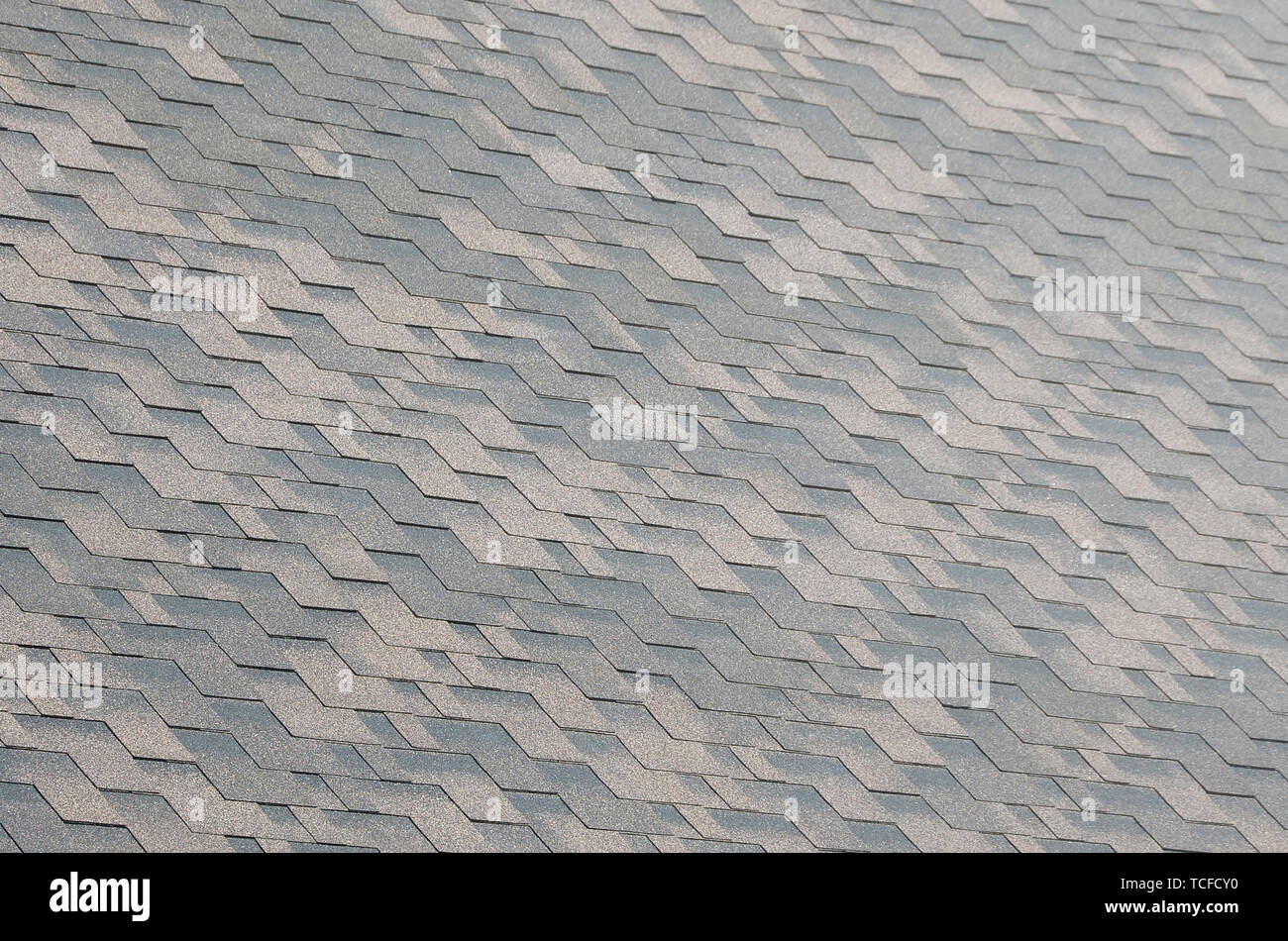 Flexible shingles of bitumen roofing surface. Background mosaic texture ...