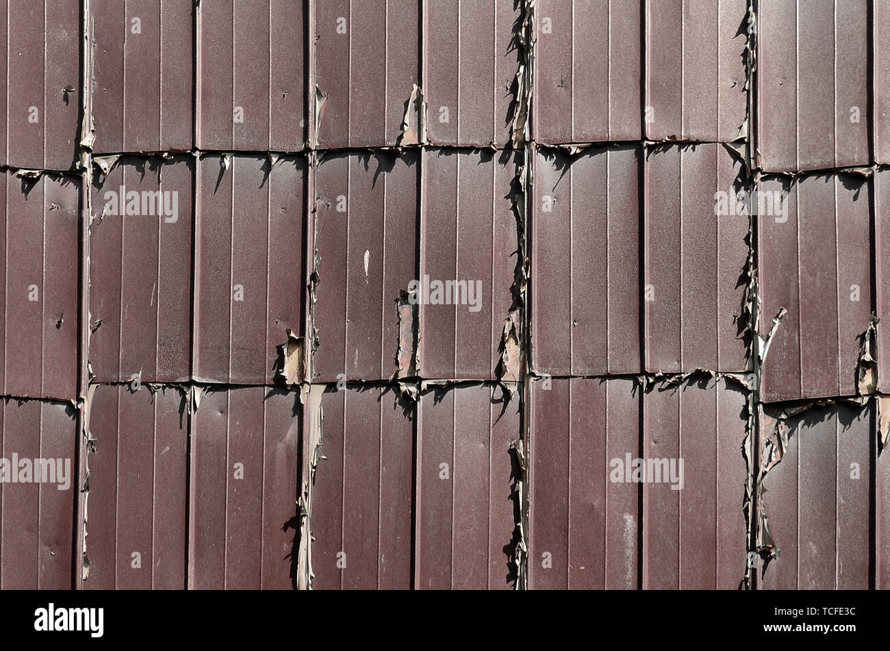 Rusty Steel Metal with cracked paint, grunge background. Old metal ...