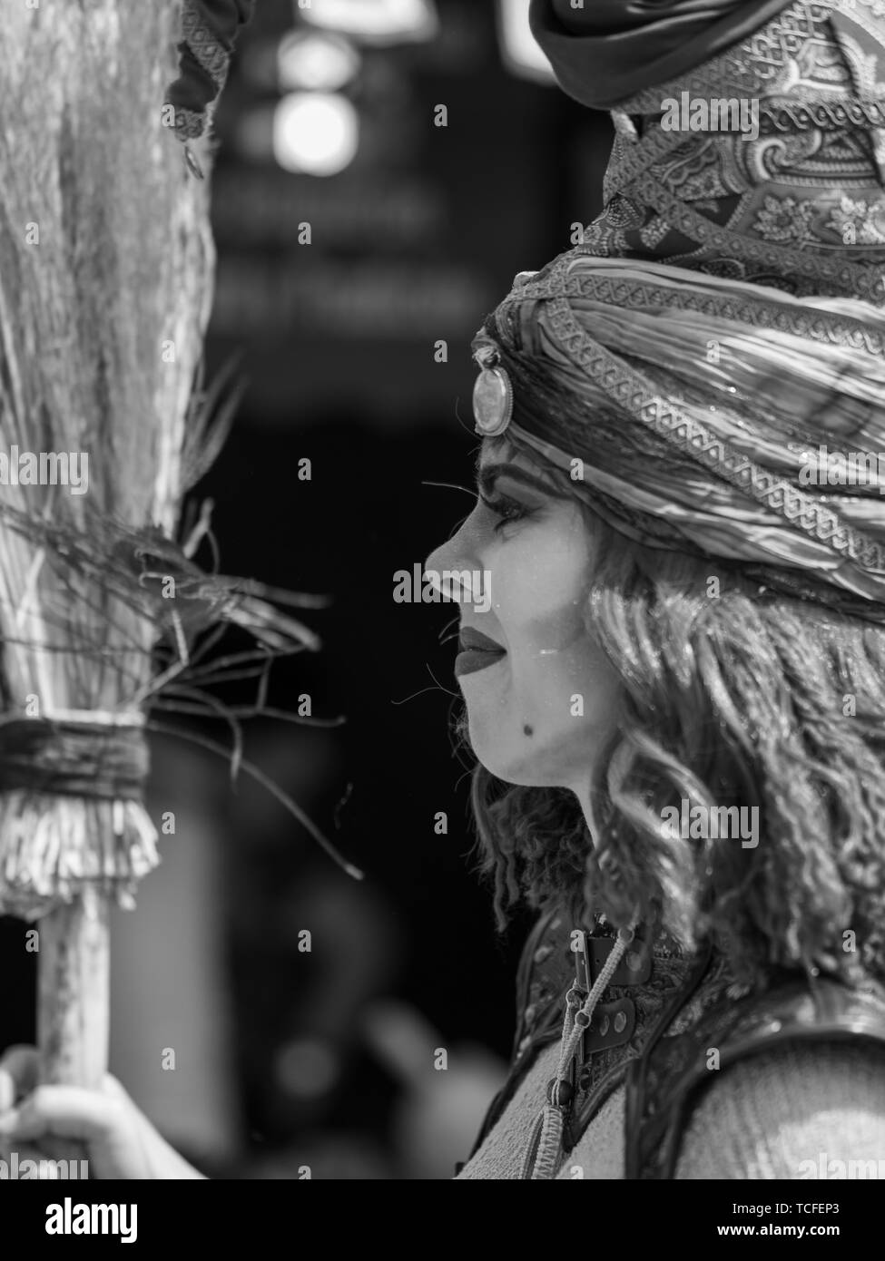 Old lady disguise hi-res stock photography and images - Alamy