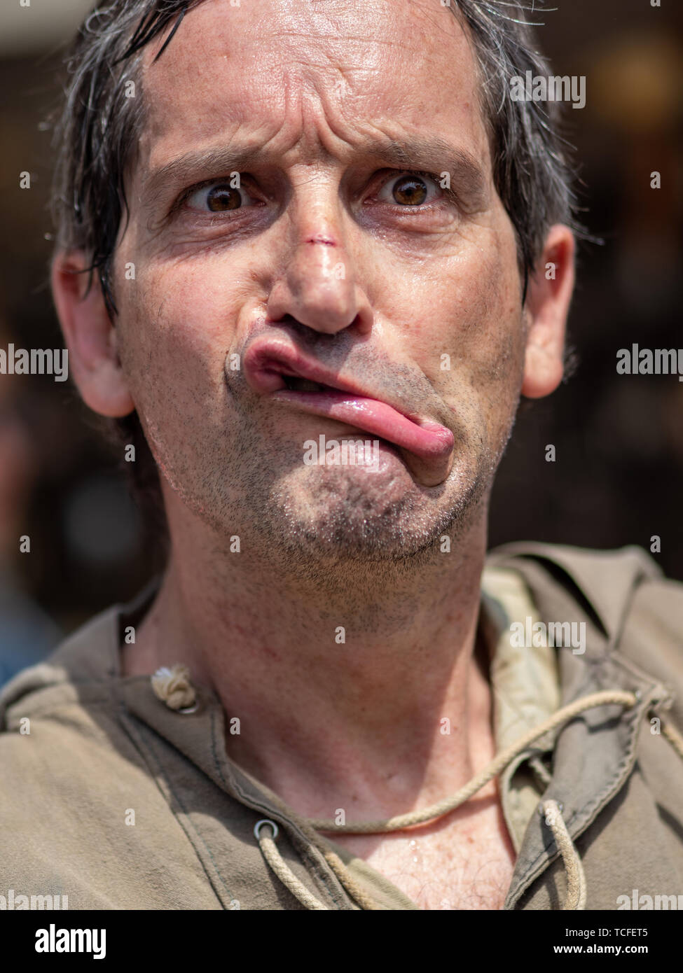 Wry mouth hi-res stock photography and images - Alamy