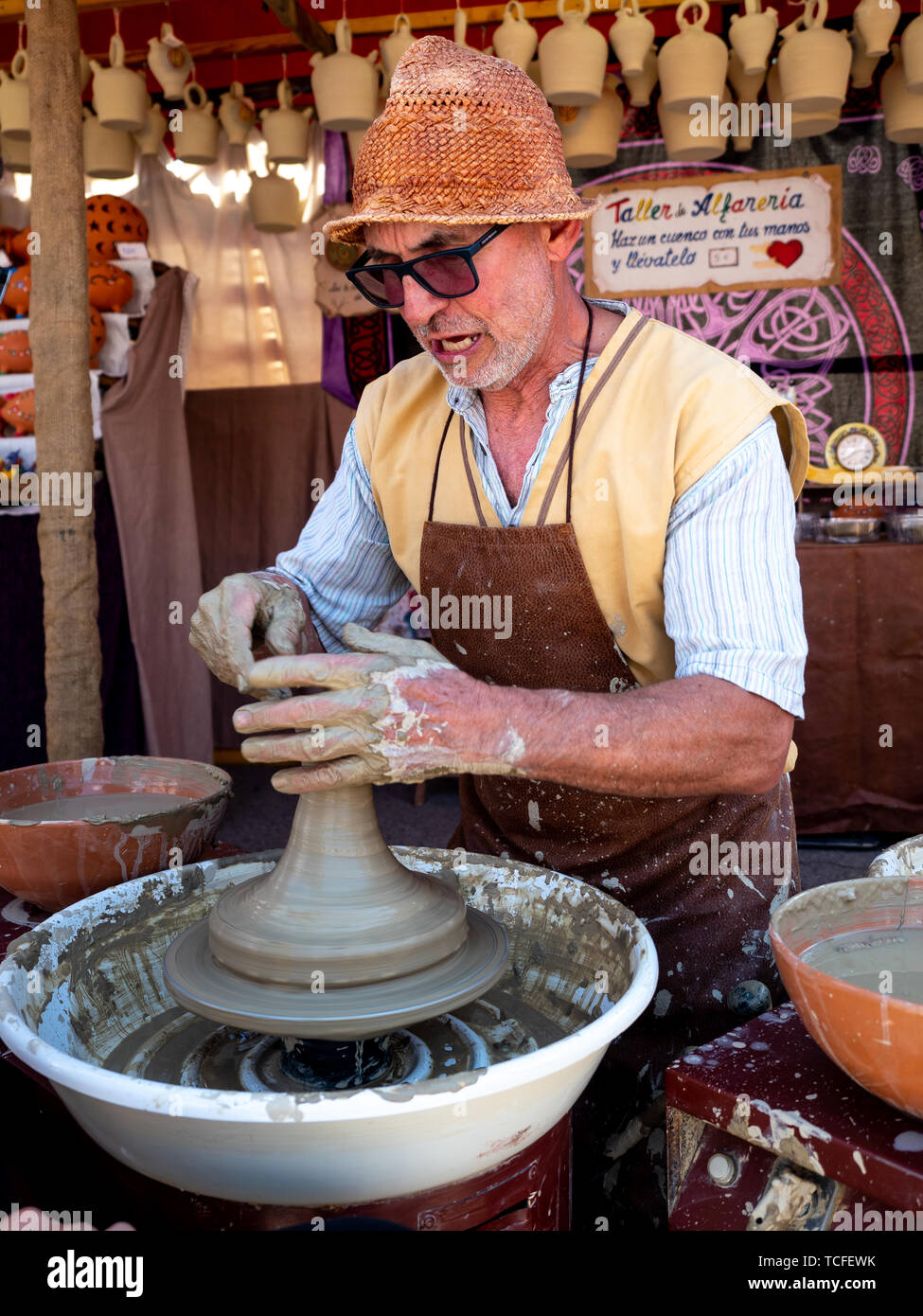 Perform handicraft work hi-res stock photography and images - Alamy