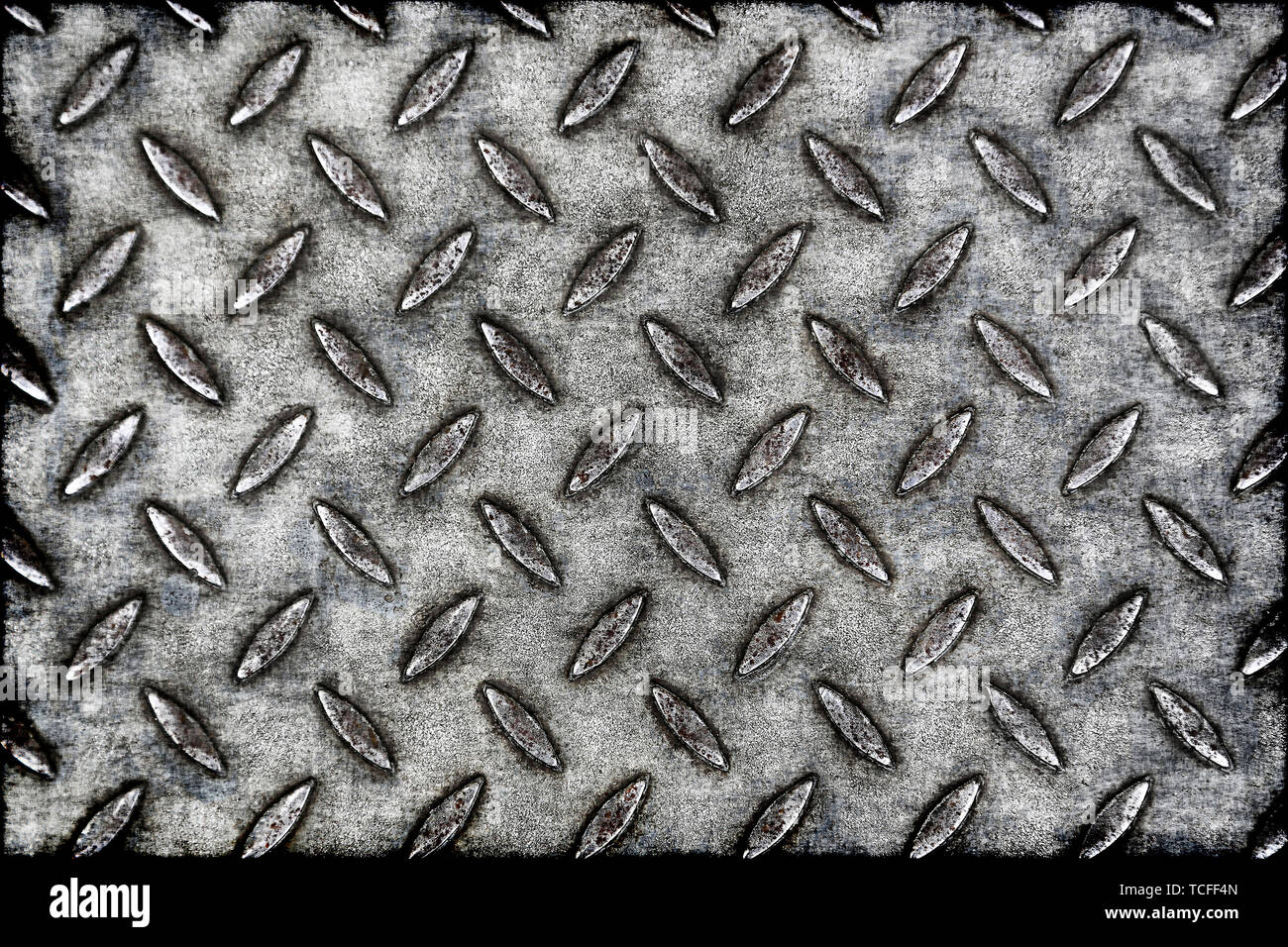 Grey diamond plate steel hi-res stock photography and images - Alamy