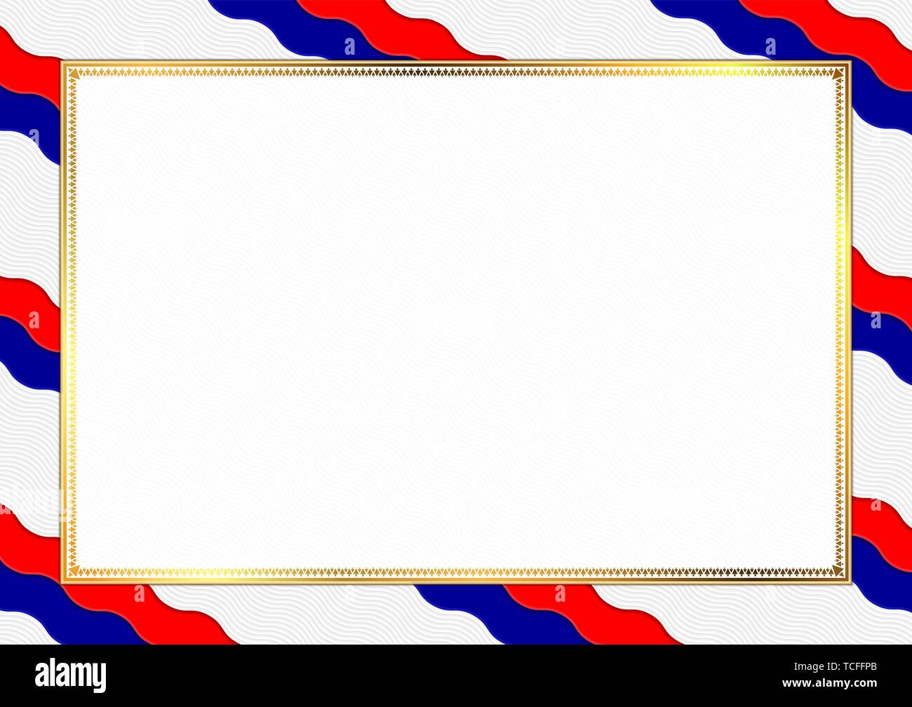 Border made with Taiwan national colors. Template elements for your ...