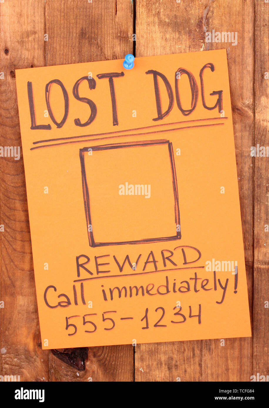 Color advertisement lost Stock Photo - Alamy
