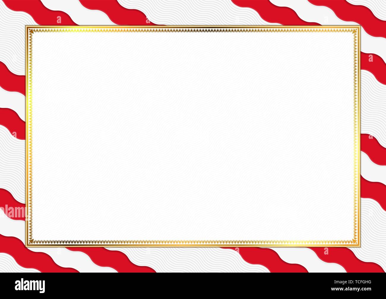 Border made with Peru national colors. Template elements for your ...