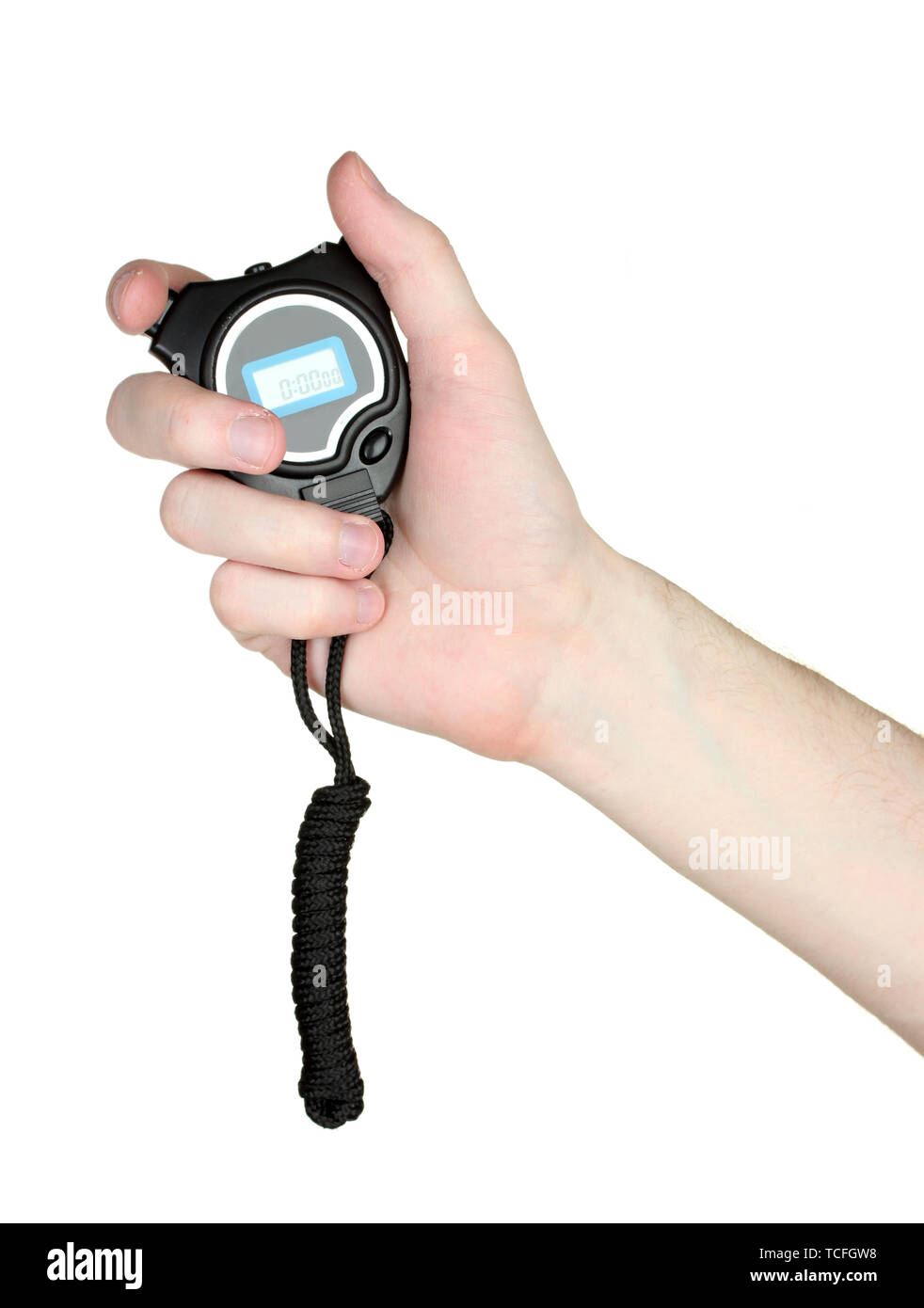 Hand held stopwatch hi-res stock photography and images - Alamy