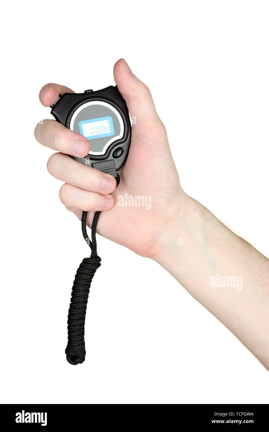 Hand held timer hi-res stock photography and images - Alamy