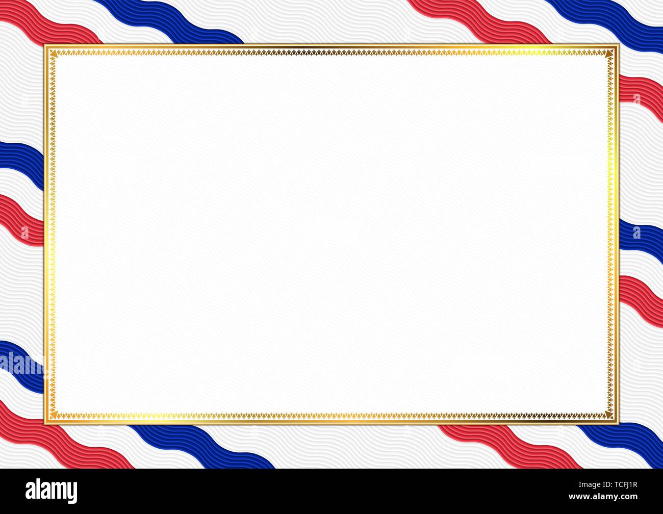 French Frame Template