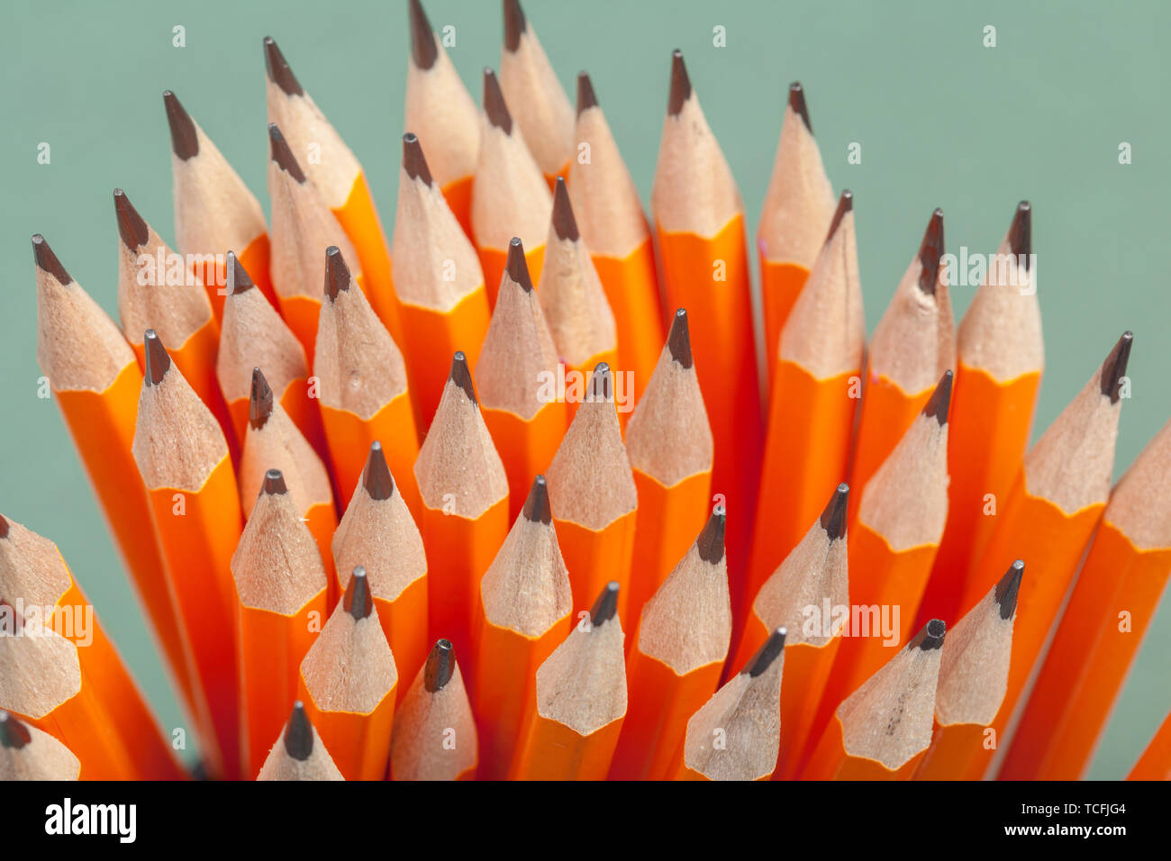 Pile of pencils Stock Photo - Alamy