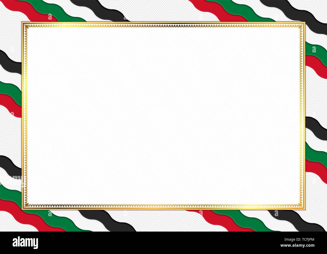 Border made with Palestine national colors. Template elements for your ...