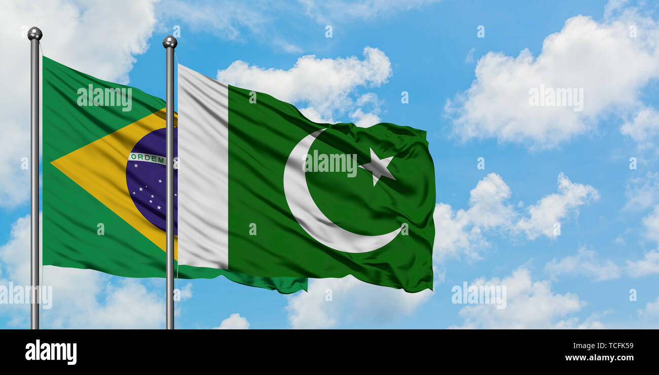 Brazil pakistan flag hi-res stock photography and images - Alamy