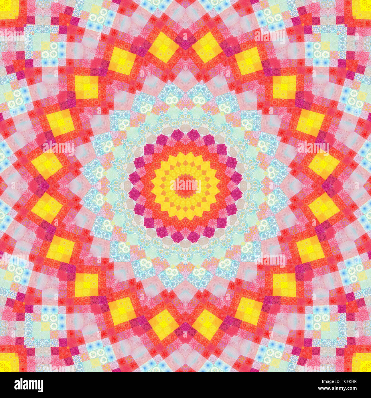 Color background with abstract bright mosaic pattern Stock Photo - Alamy