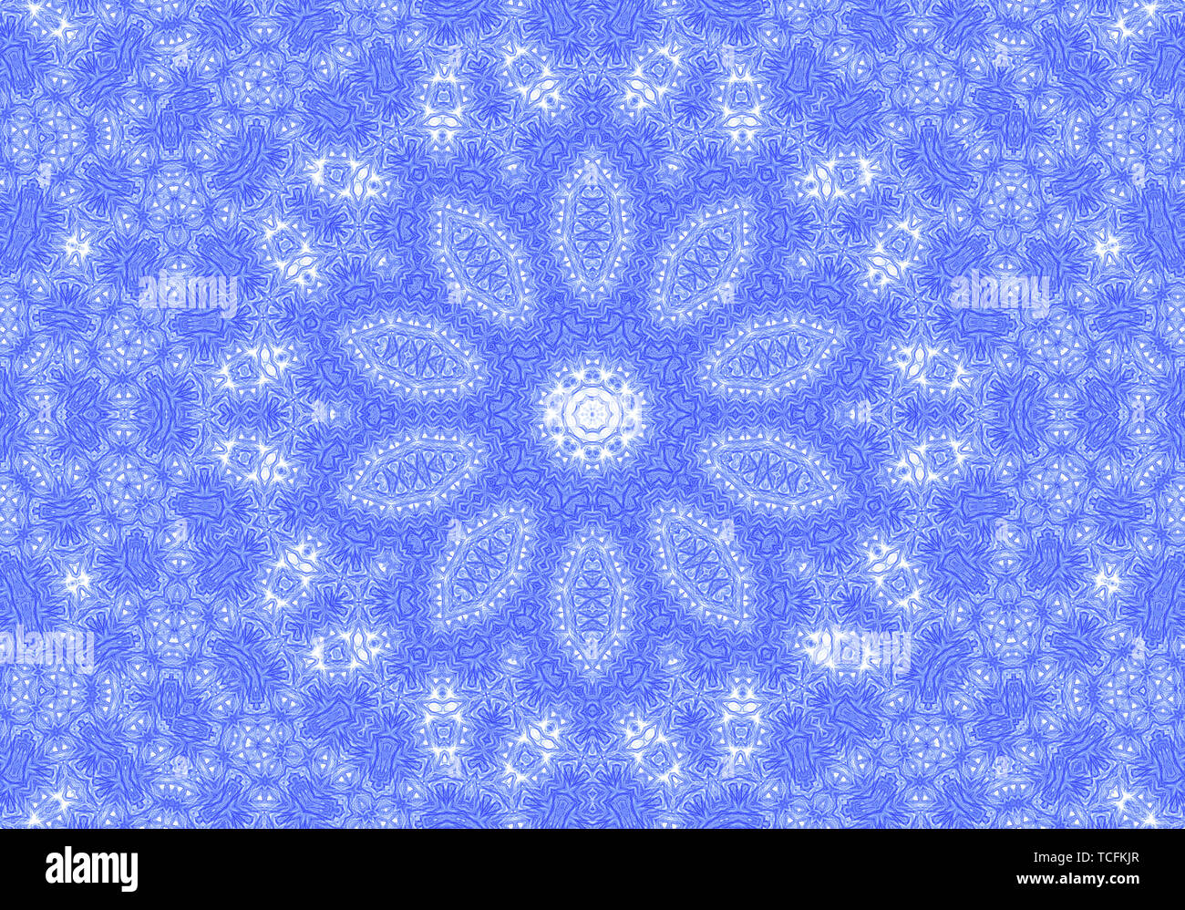 Abstract blue pencil drawn pattern background Stock Photo - Alamy