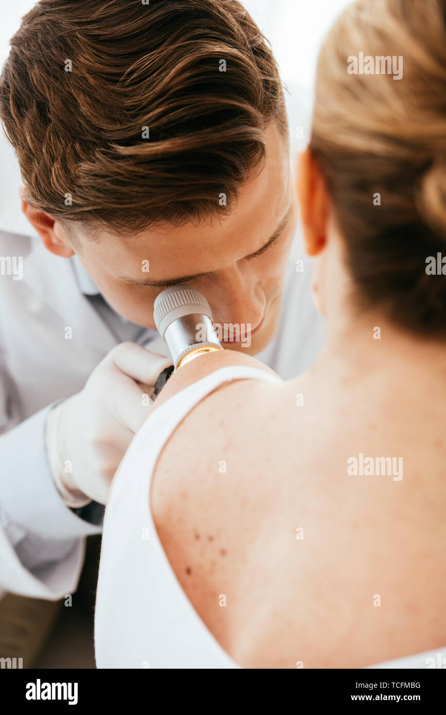 White dermatoscope hi-res stock photography and images - Alamy