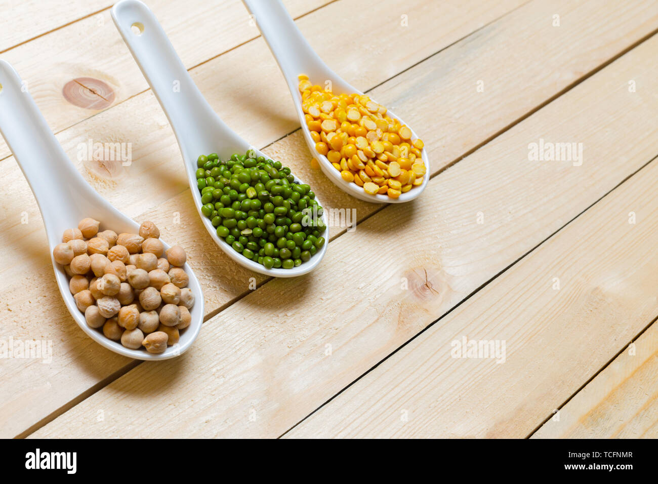 Group of colorful various beans Stock Photo - Alamy