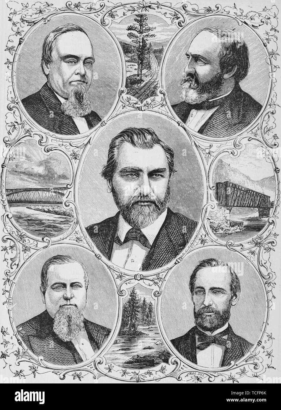 Leland stanford crocker hi-res stock photography and images - Alamy