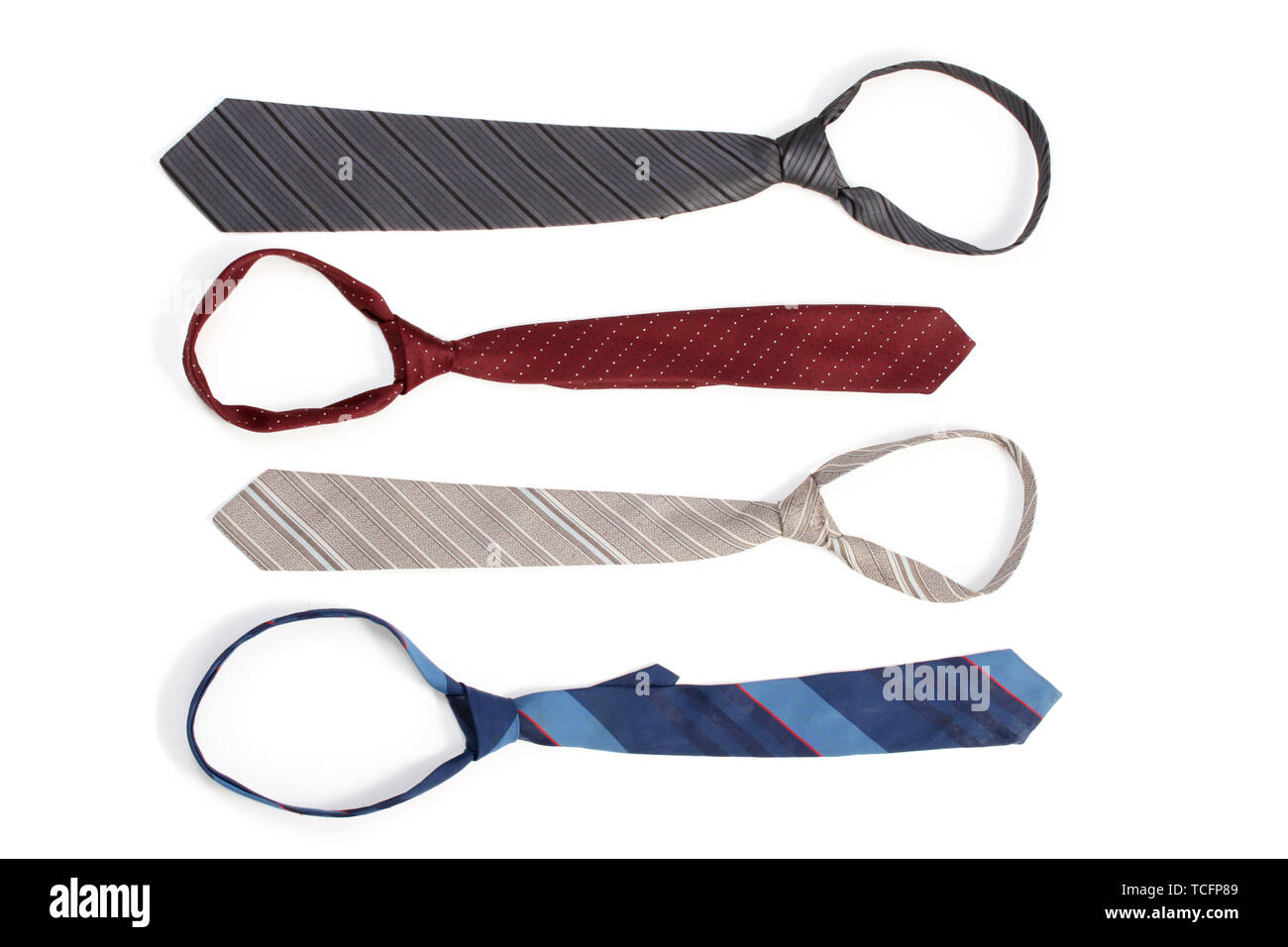 ties isolated on white Stock Photo - Alamy