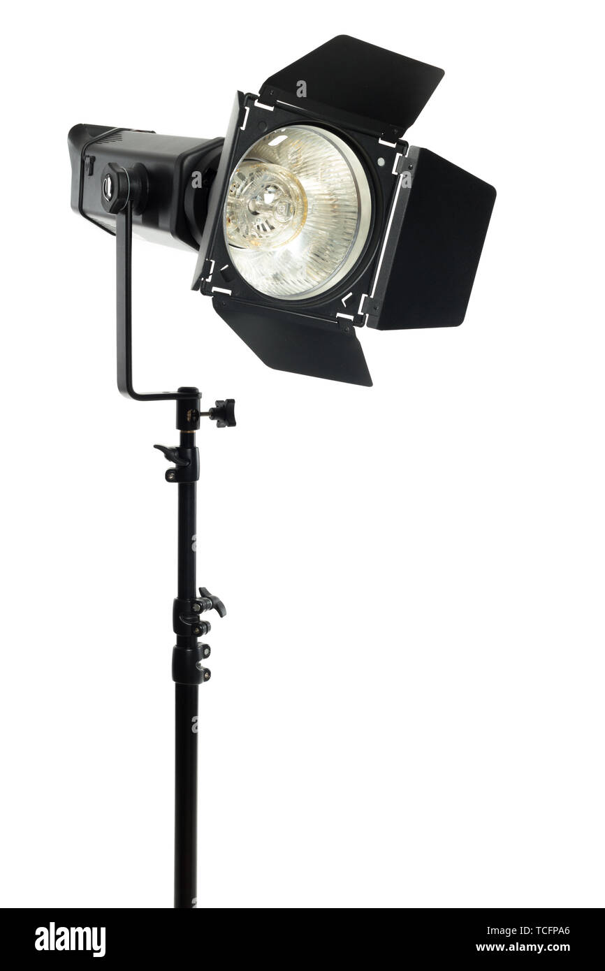Studio lighting isolated on white Stock Photo - Alamy