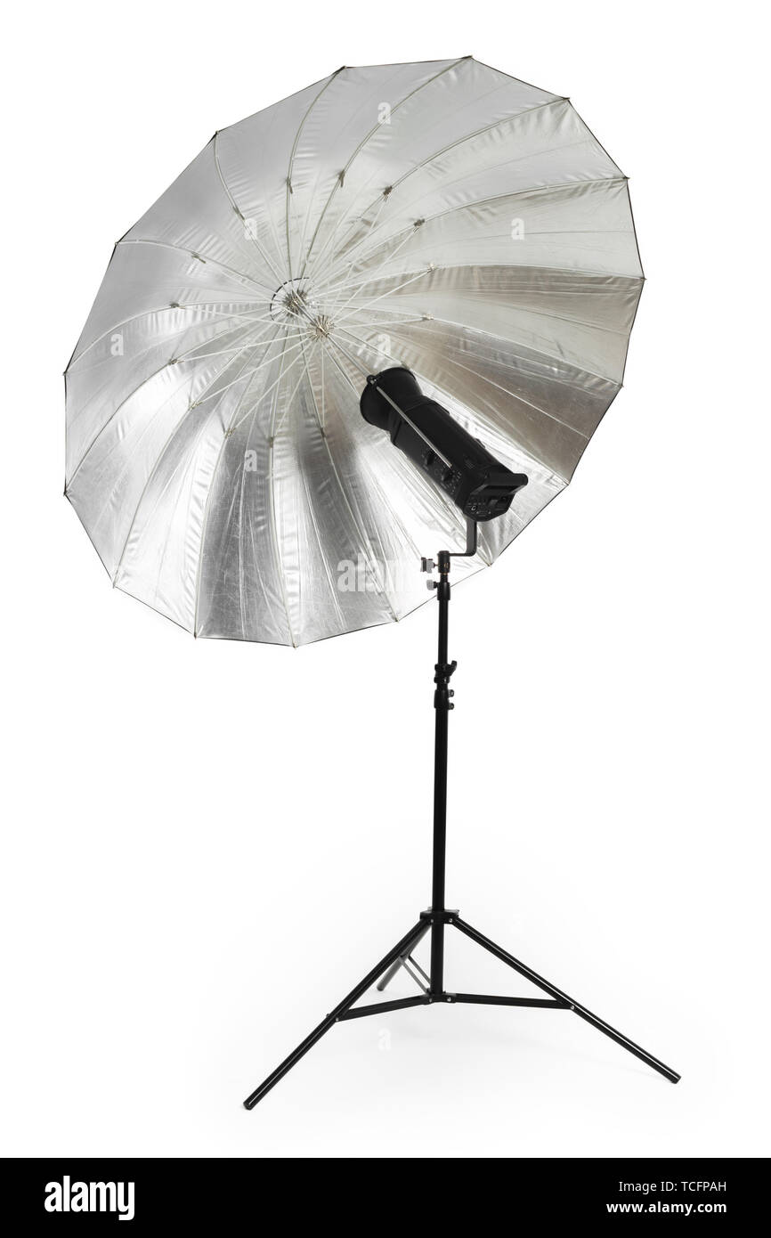 Studio lighting isolated on white Stock Photo - Alamy