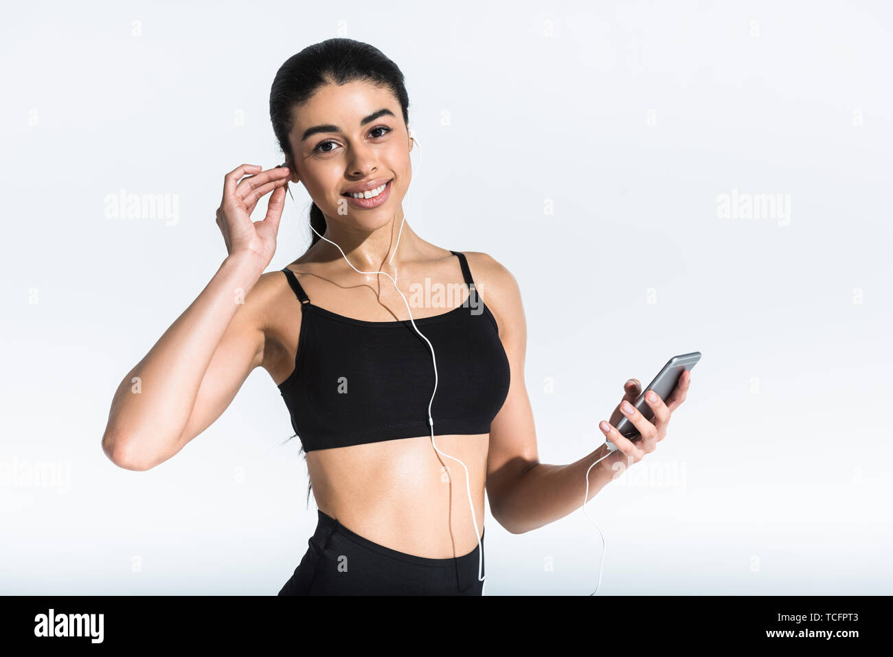 Girl in black bra hi-res stock photography and images - Alamy