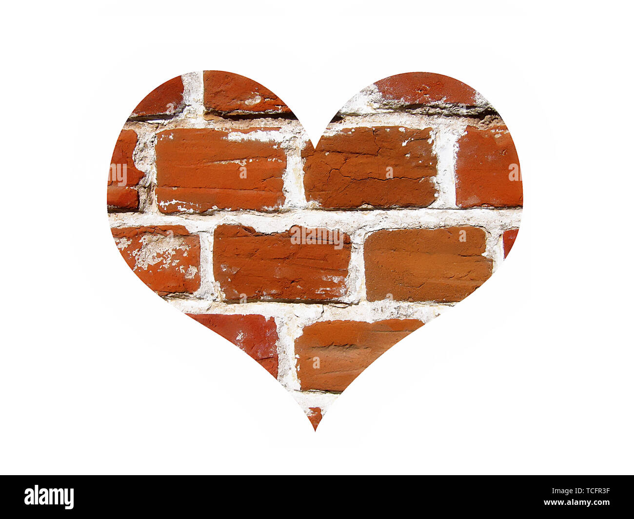 Wall art in brick Cut Out Stock Images & Pictures - Alamy