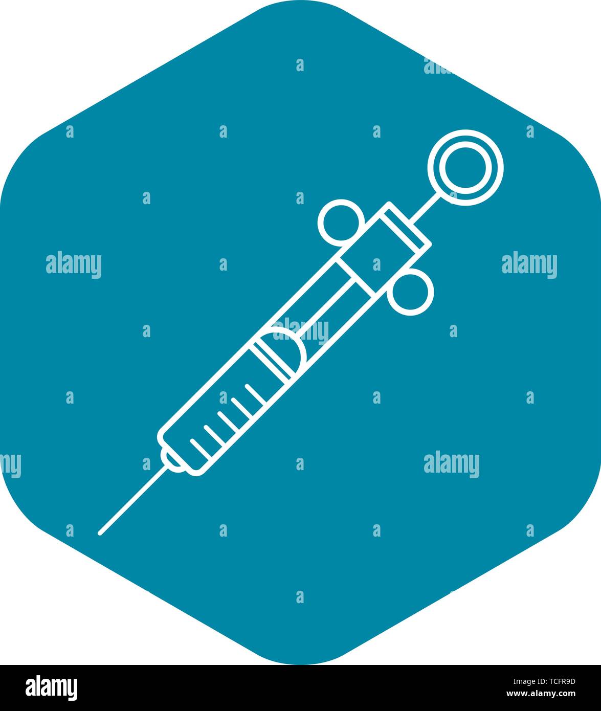 Insulin bottle icon outline Stock Vector Images - Alamy