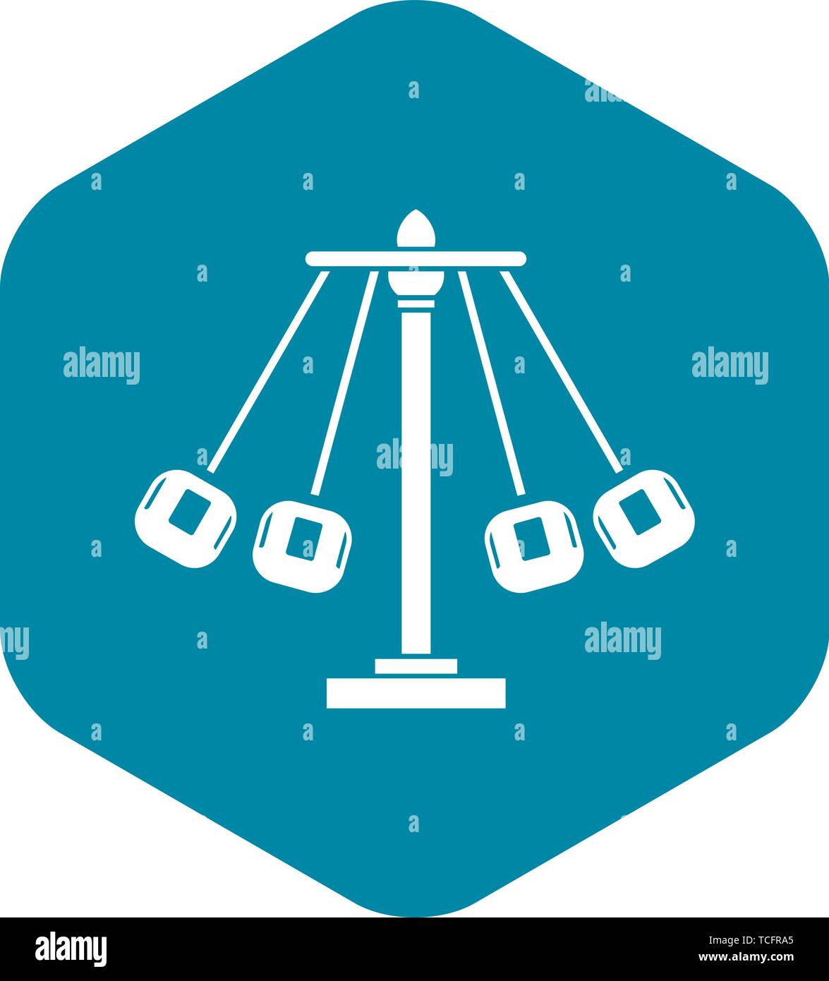 Carnival swing ride icon, simple style Stock Vector Image & Art - Alamy